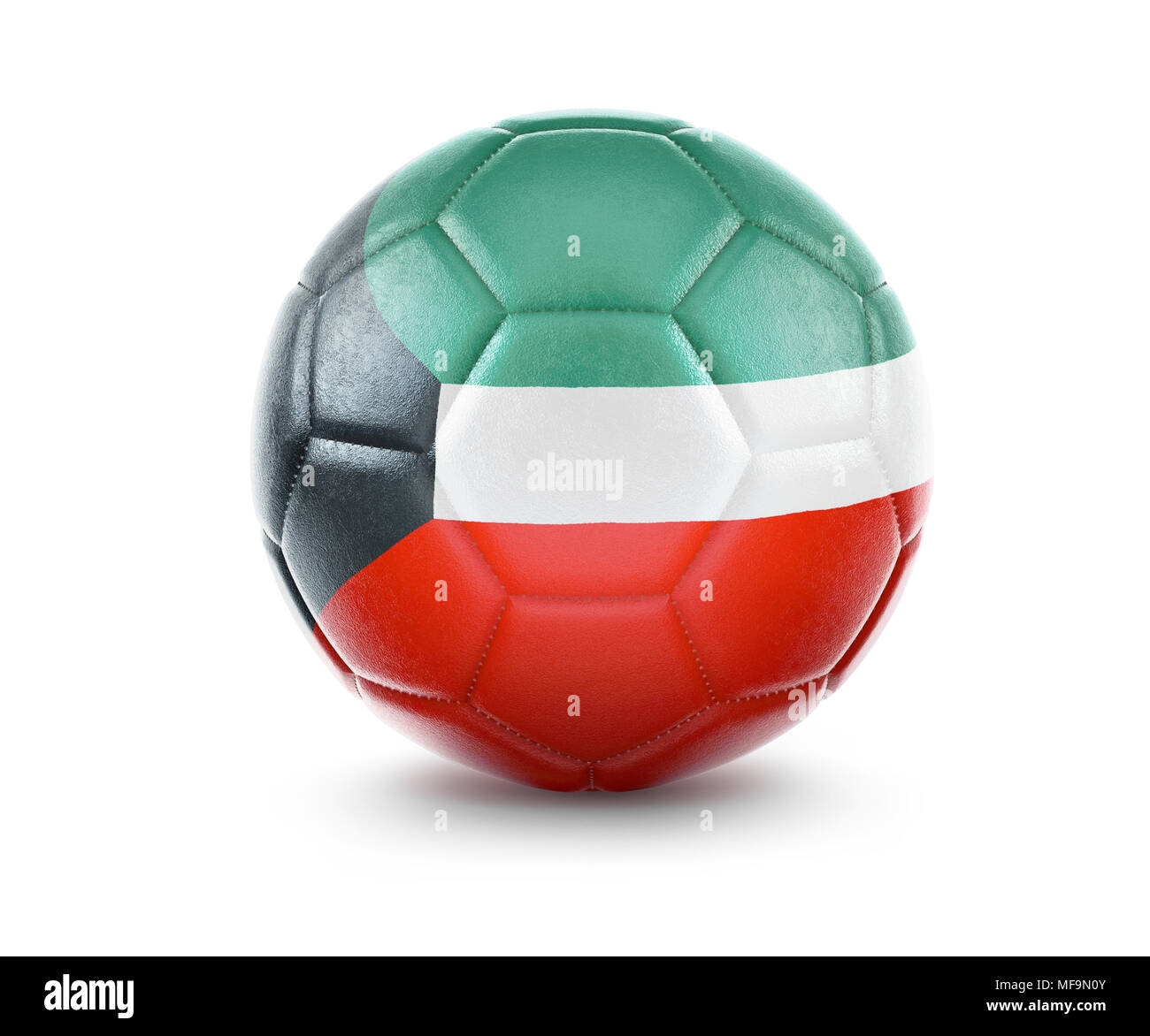 Football kuwait flag Cut Out Stock Images & Pictures - Alamy