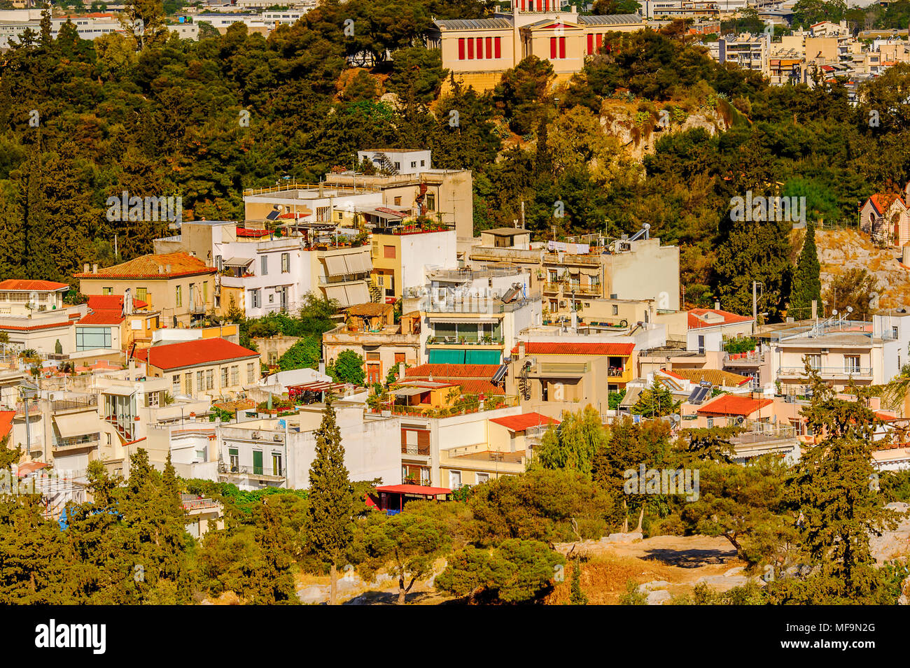 Aerial view of Athens, the capital of Greece Stock Photo - Alamy