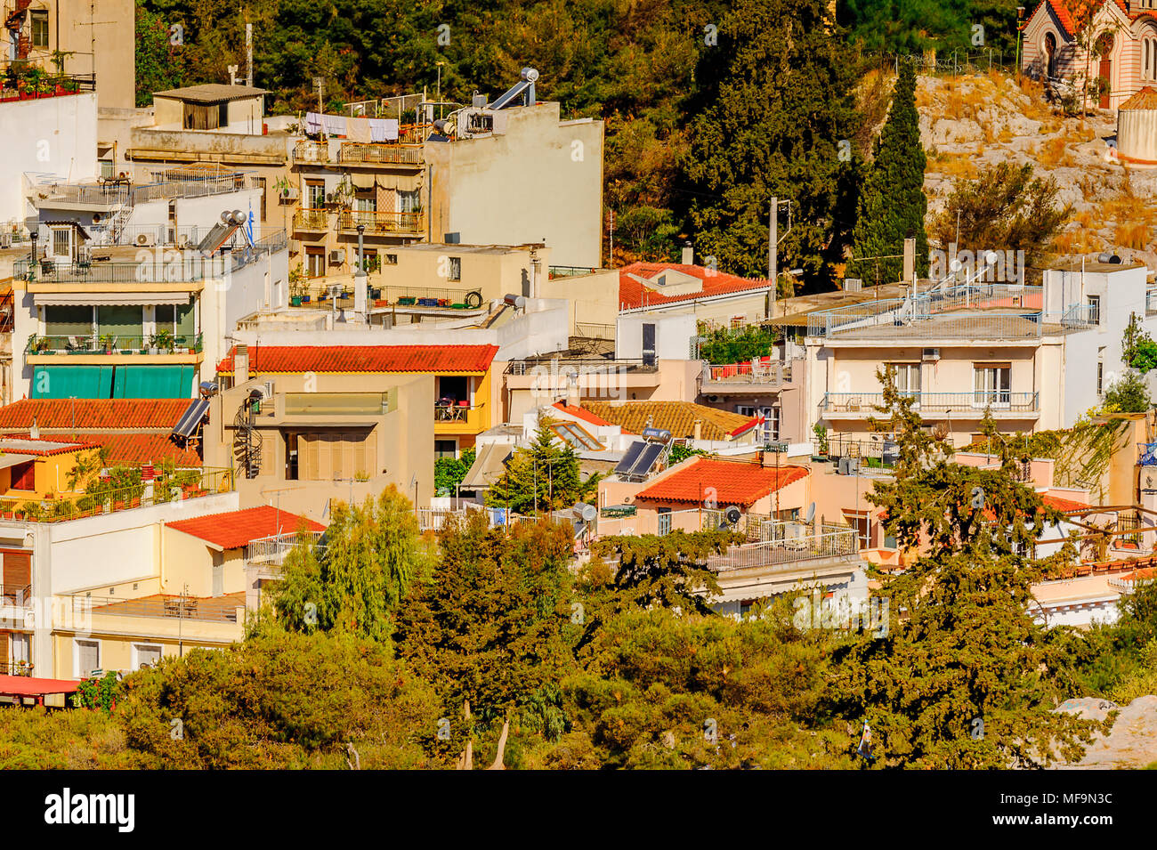Aerial view of Athens, the capital of Greece Stock Photo - Alamy
