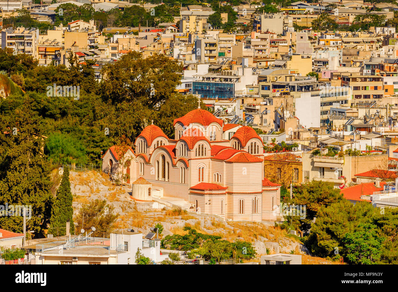 Aerial view of Athens, the capital of Greece Stock Photo - Alamy
