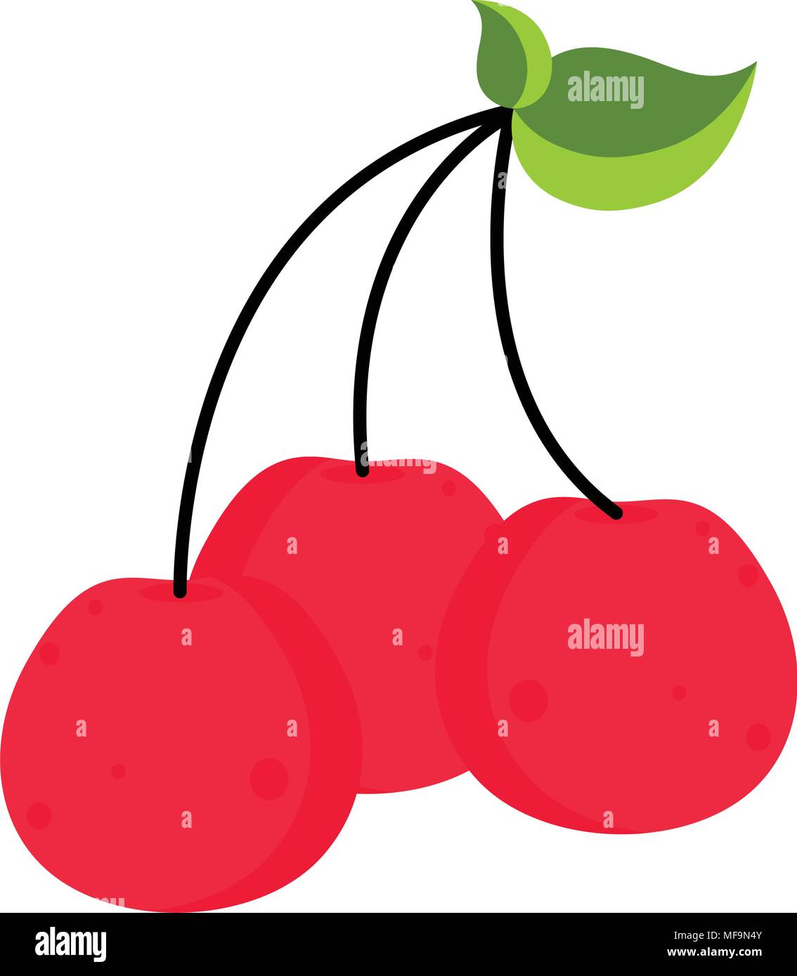 Cherry cut Stock Vector Images - Alamy