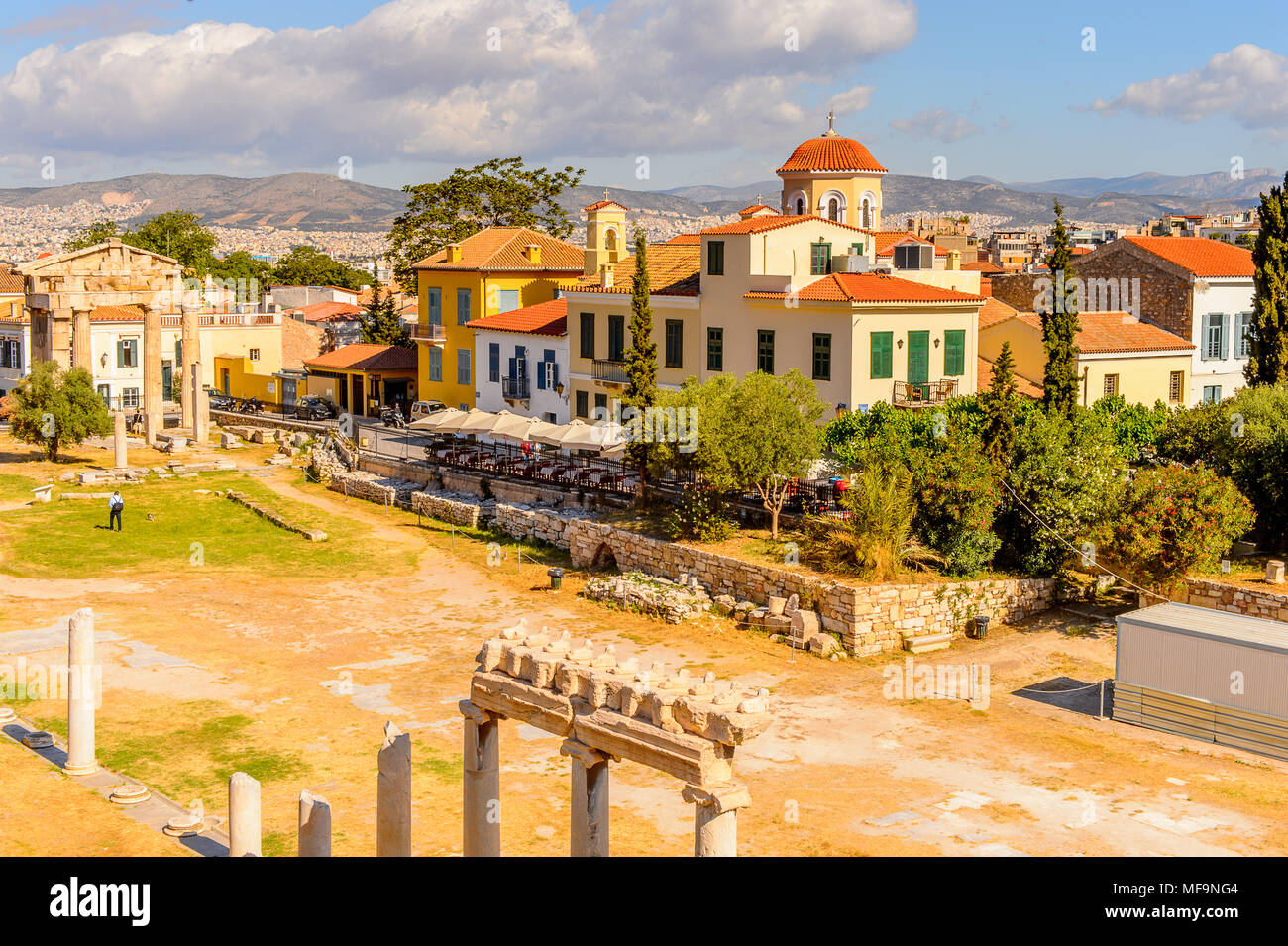 Roman forum, Agora of Athens, Greece Stock Photo - Alamy