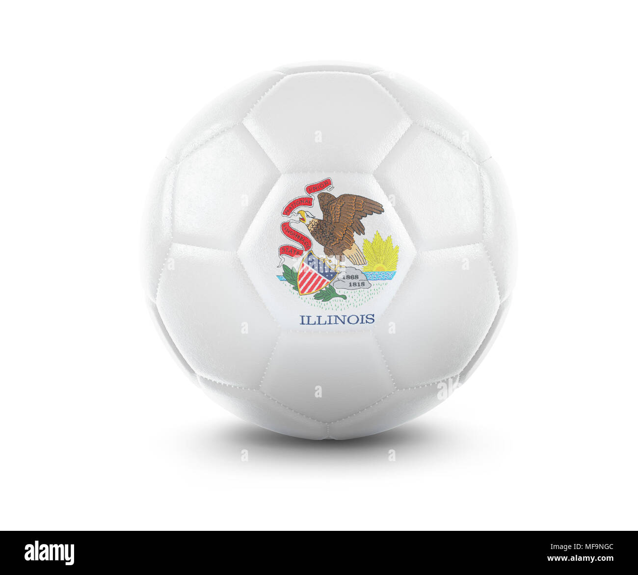 Illinois state illustration hi-res stock photography and images - Alamy