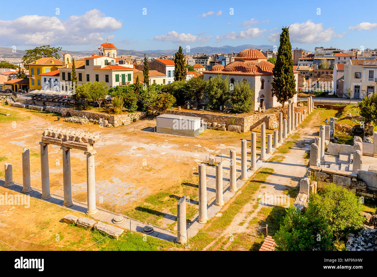 Roman forum, Agora of Athens, Greece Stock Photo - Alamy