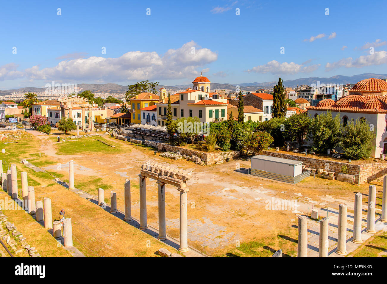 Roman forum, Agora of Athens, Greece Stock Photo - Alamy