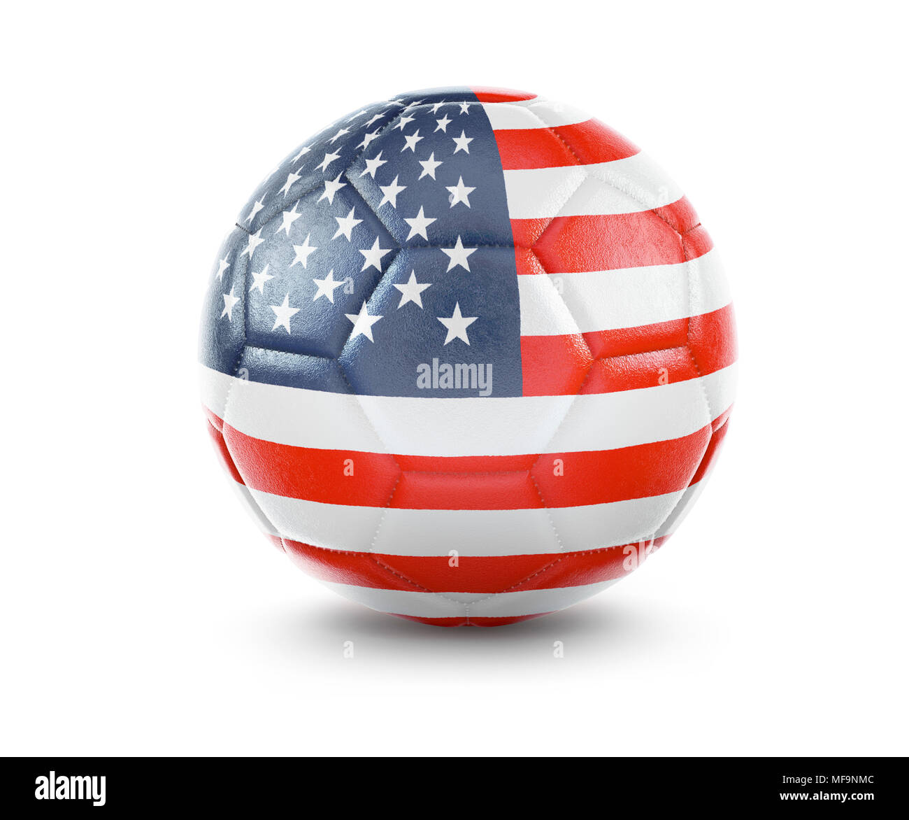 3d ball usa flag hi-res stock photography and images - Alamy