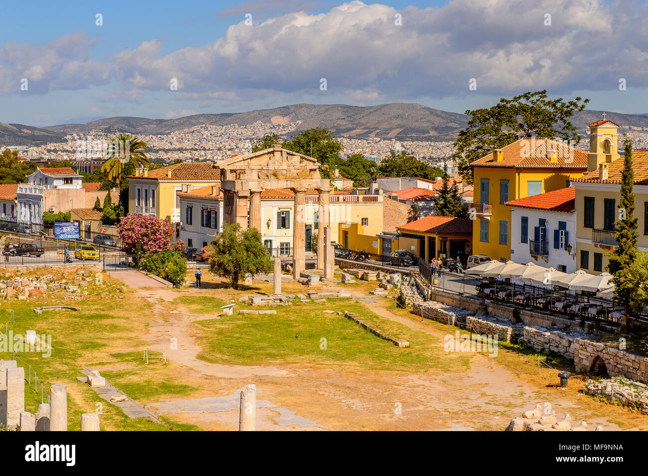 Roman forum, Agora of Athens, Greece Stock Photo - Alamy