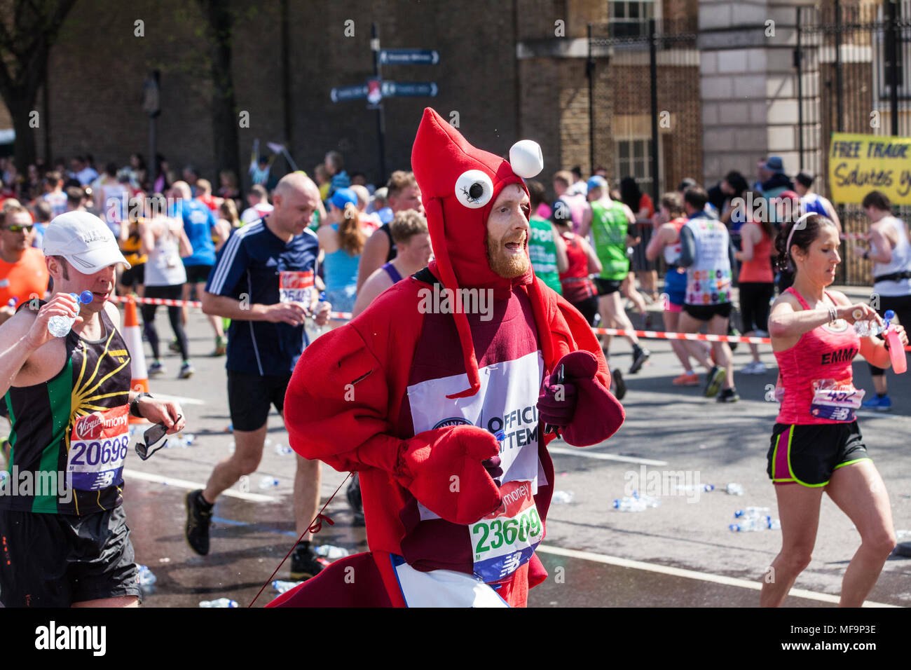 London, UK. 22nd April, 2018. Howard Calvert competes in the 2018 ...