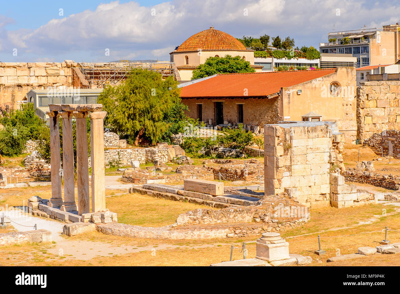 Roman forum, Agora of Athens, Greece Stock Photo - Alamy