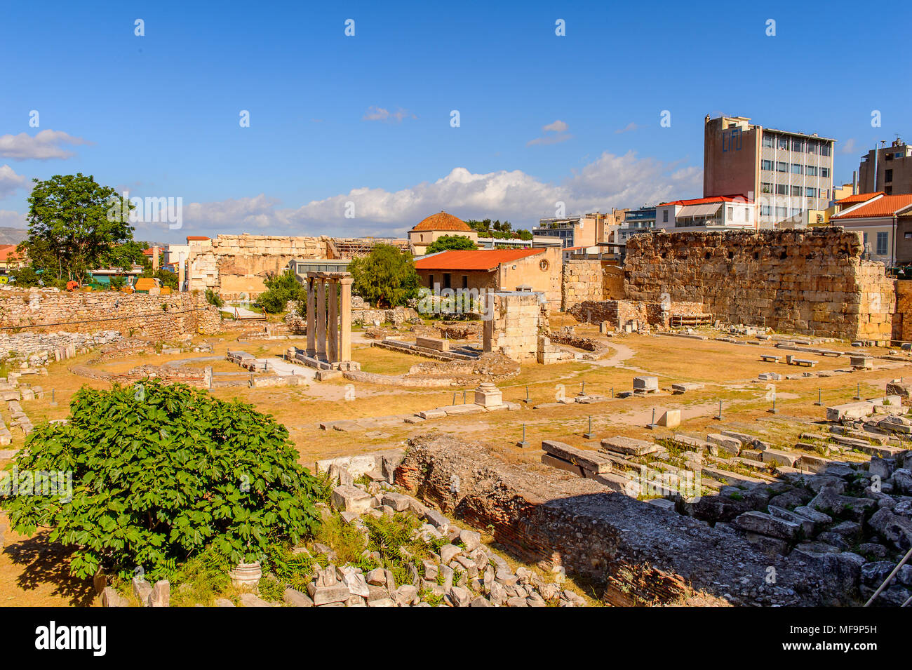 Roman forum, Agora of Athens, Greece Stock Photo - Alamy