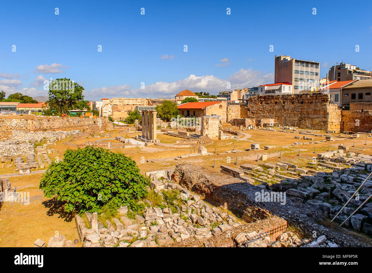 Roman forum, Agora of Athens, Greece Stock Photo - Alamy