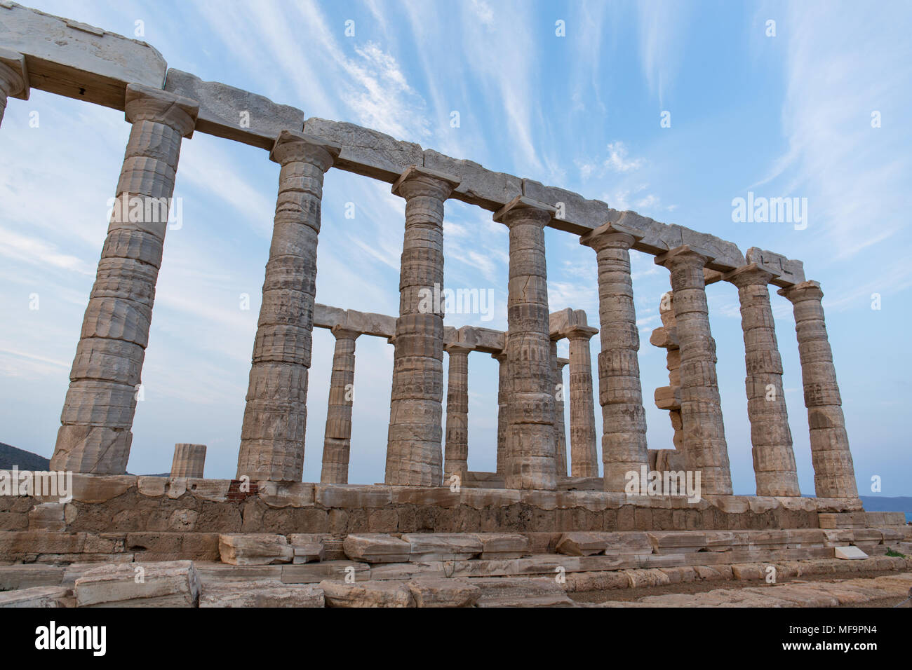Sounio Temple, Greece Stock Photo - Alamy