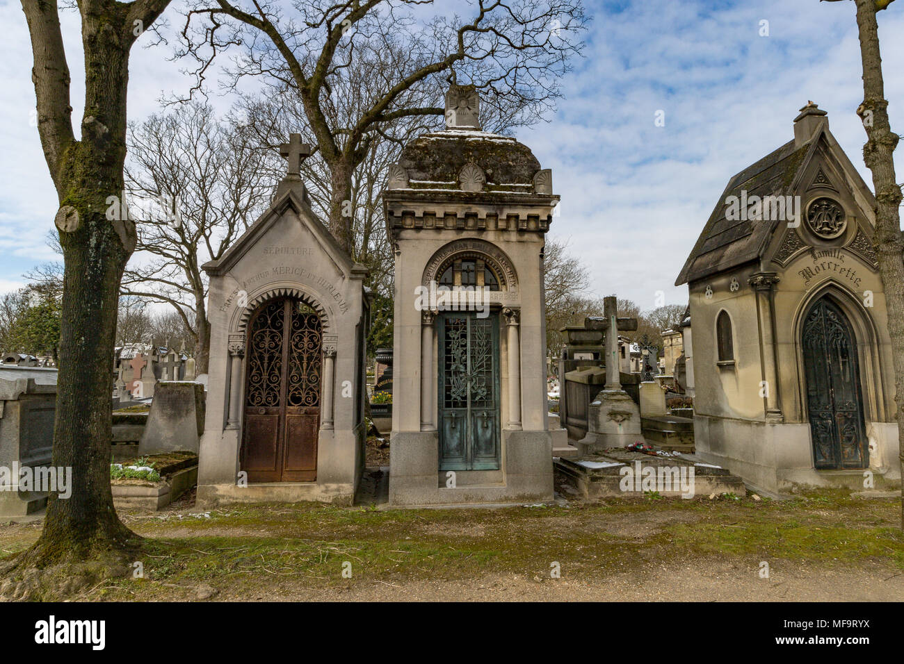 Père Lachaise Cemetery, the largest cemetery in Paris, located in the ...