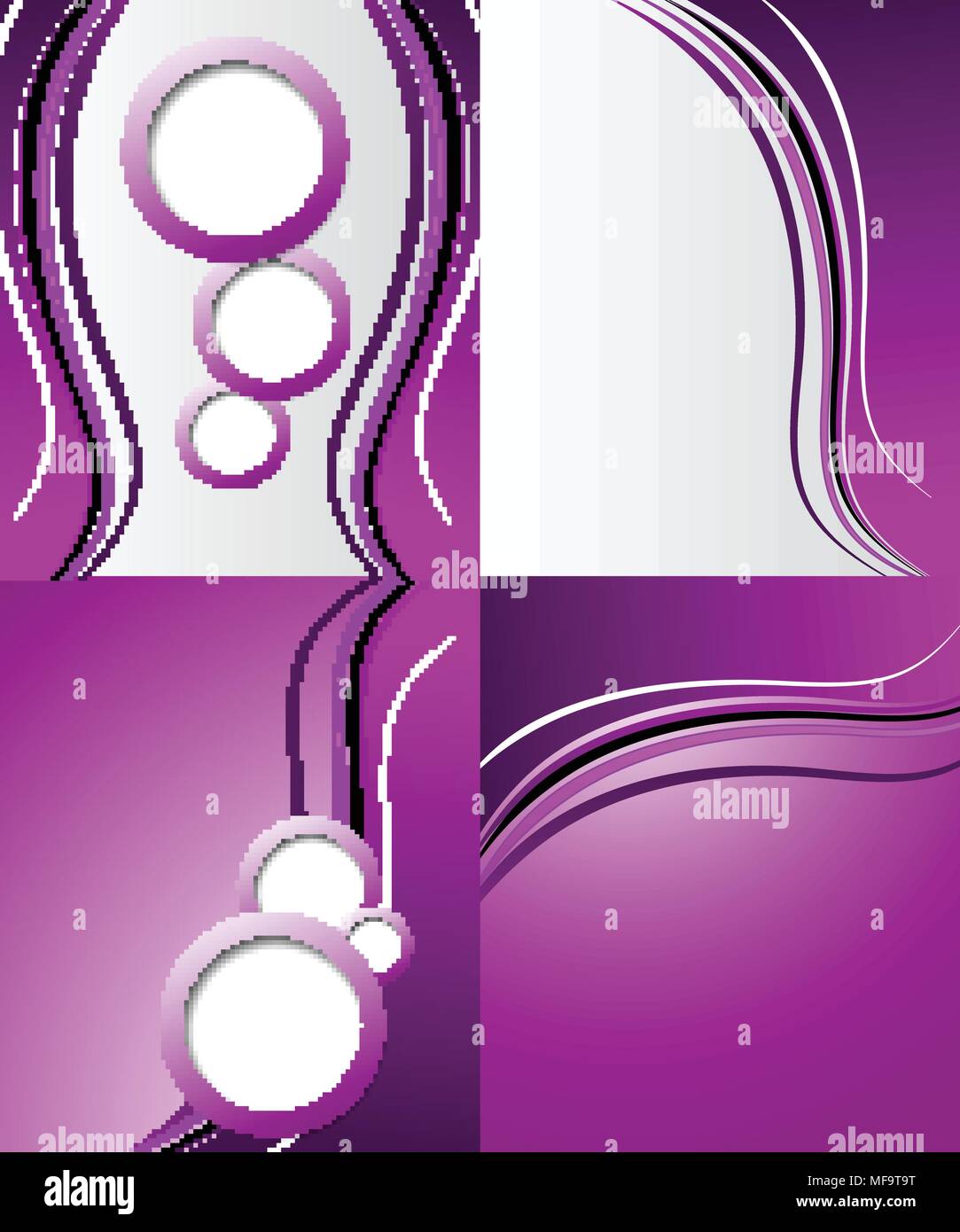 Set of elegant abstract purple background with for your text. Vector ...