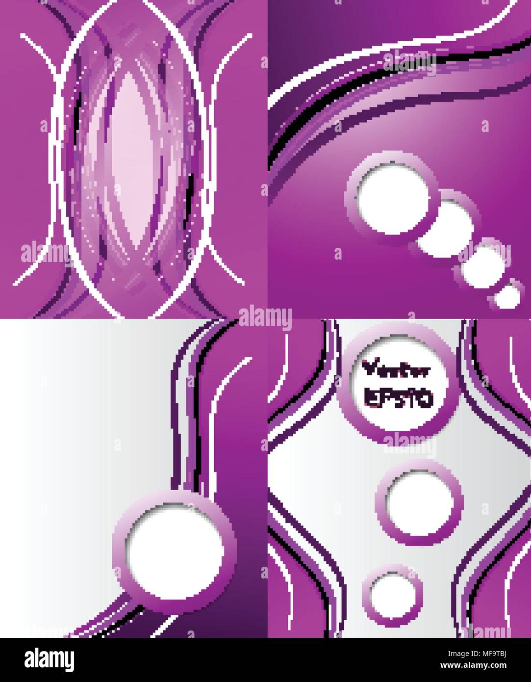 Set of elegant abstract purple background with for your text. Vector ...