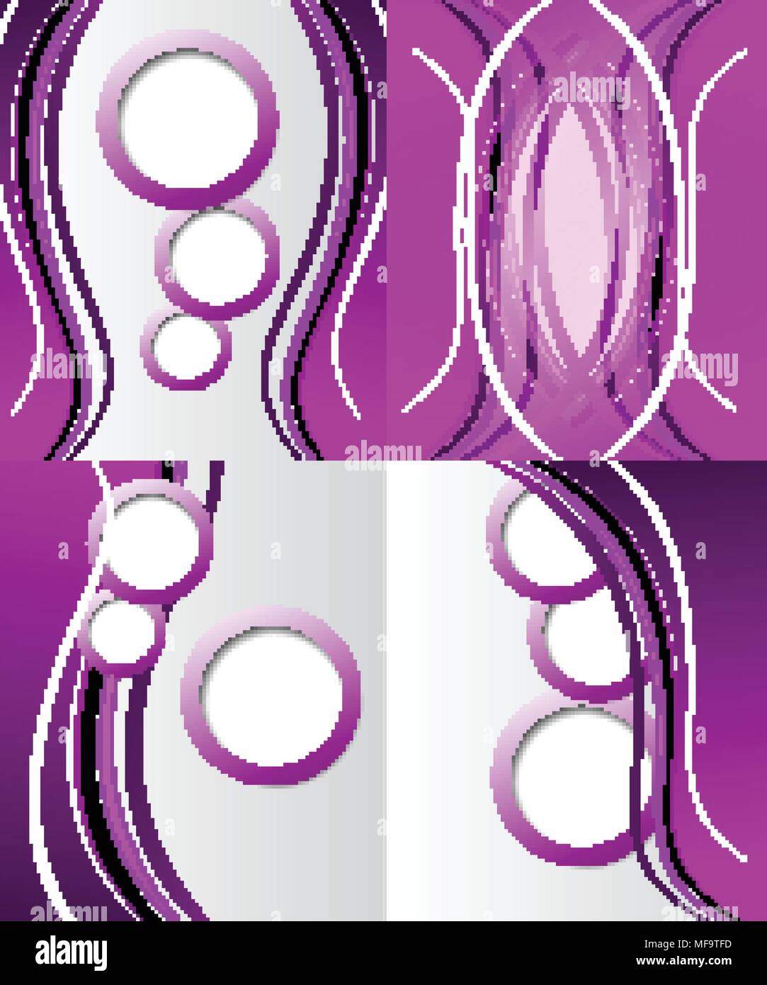 Set of purple backgrounds. design frame line shadow modern web design ...