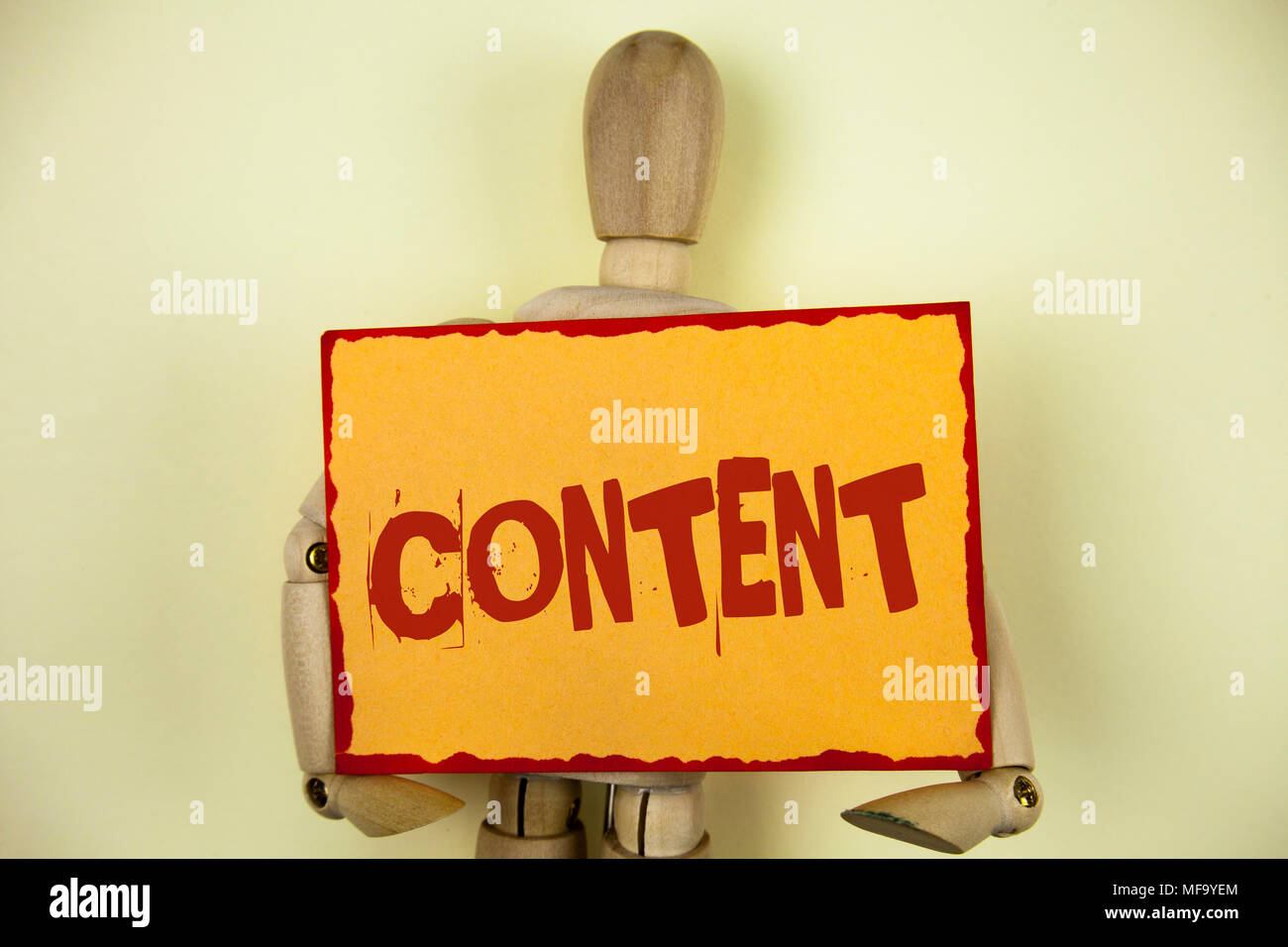 Conceptual hand writing showing Content. Business photo text Website ...