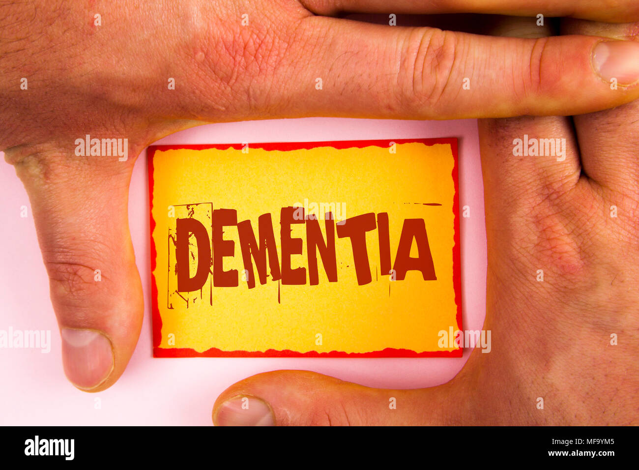 Word writing text Dementia. Business concept for Long term memory loss ...