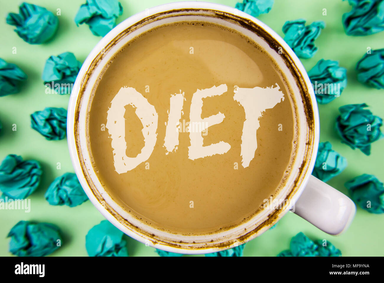 Word writing text Diet. Business concept for Dietitians create meal ...