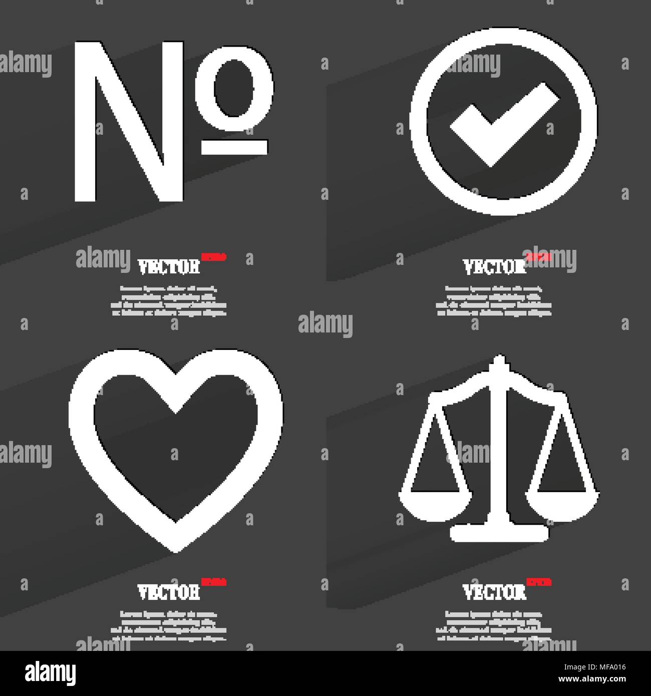 Set of fashionable icons, trending symbols. Flat design for your web ...