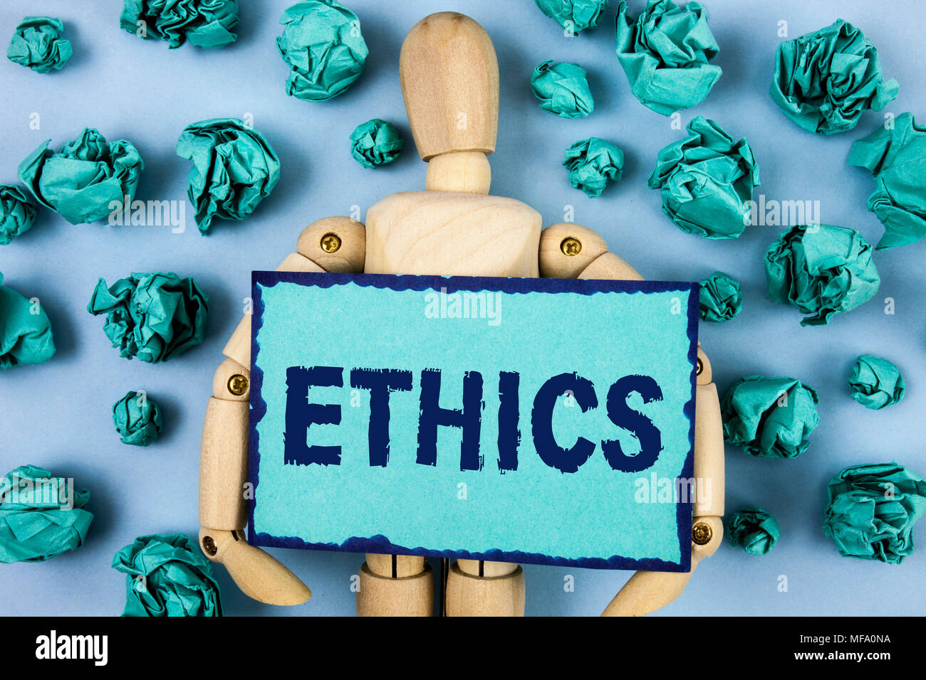 Word writing text Ethics. Business concept for Maintaining equality ...