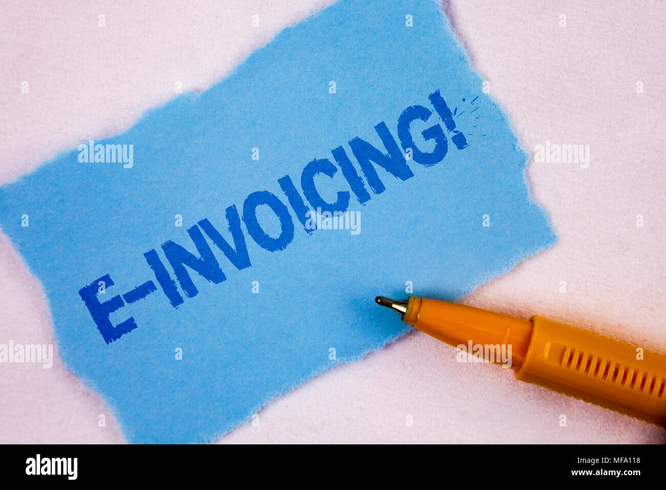 Text sign showing E-Invoicing Motivational Call. Conceptual photo ...