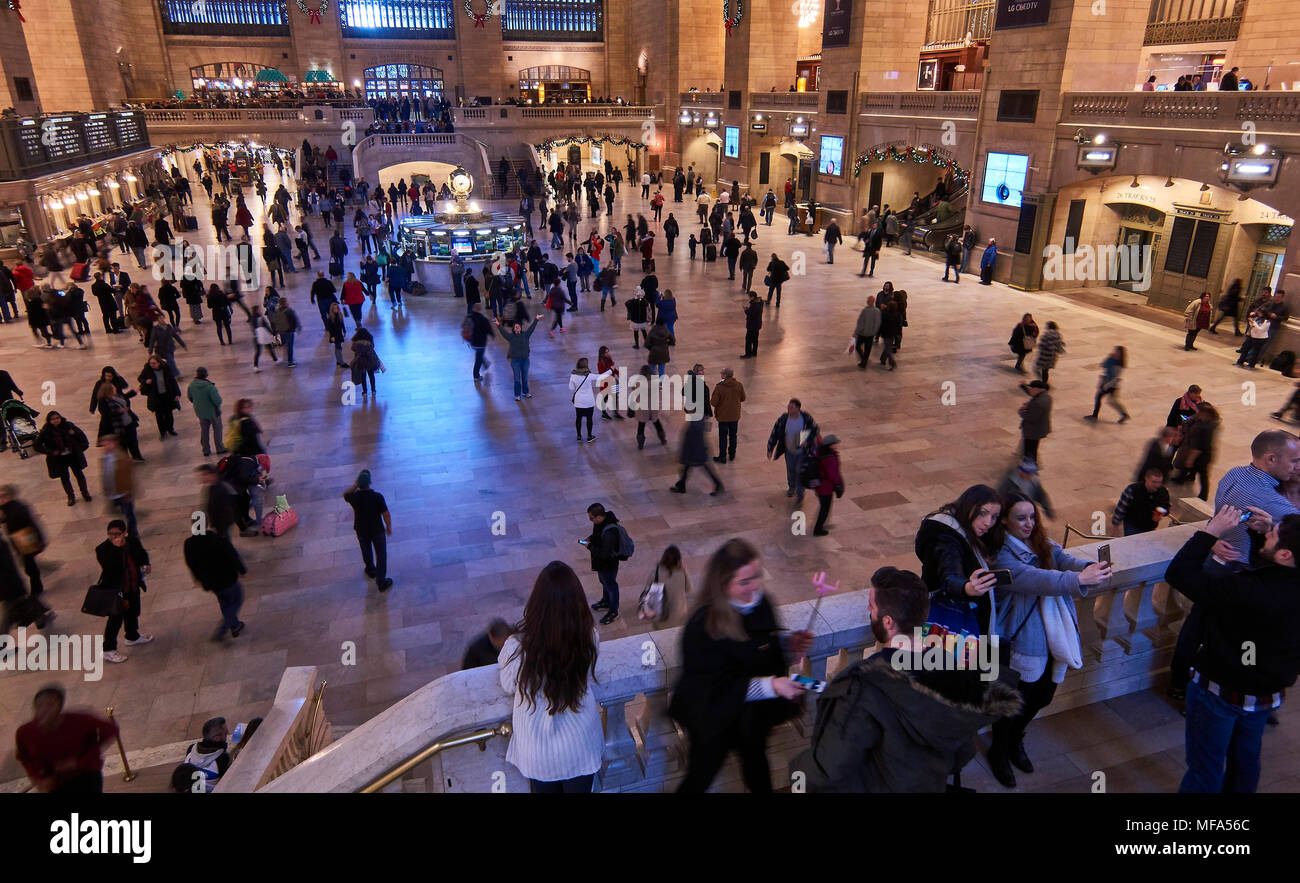 Grand Central Station main concourse Stock Photo - Alamy