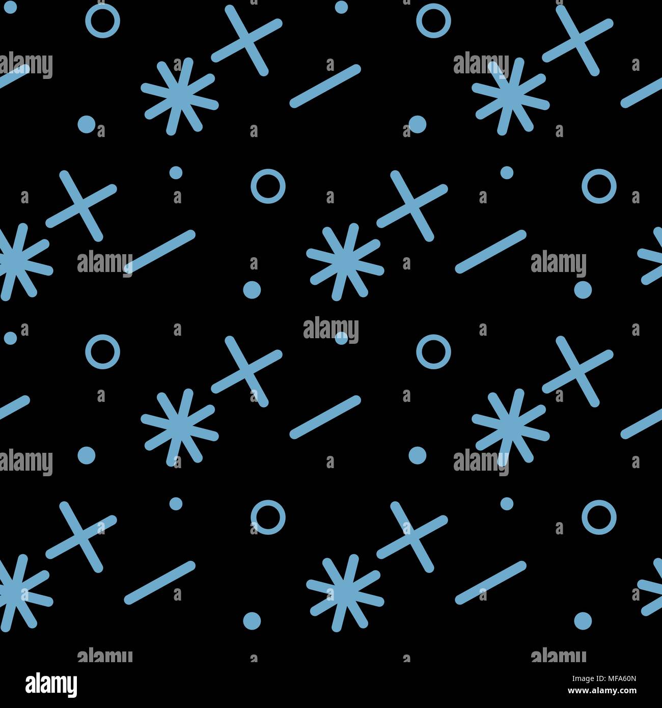 Blue math symbol pattern. Mathematic geometric seamless . Abstract ...