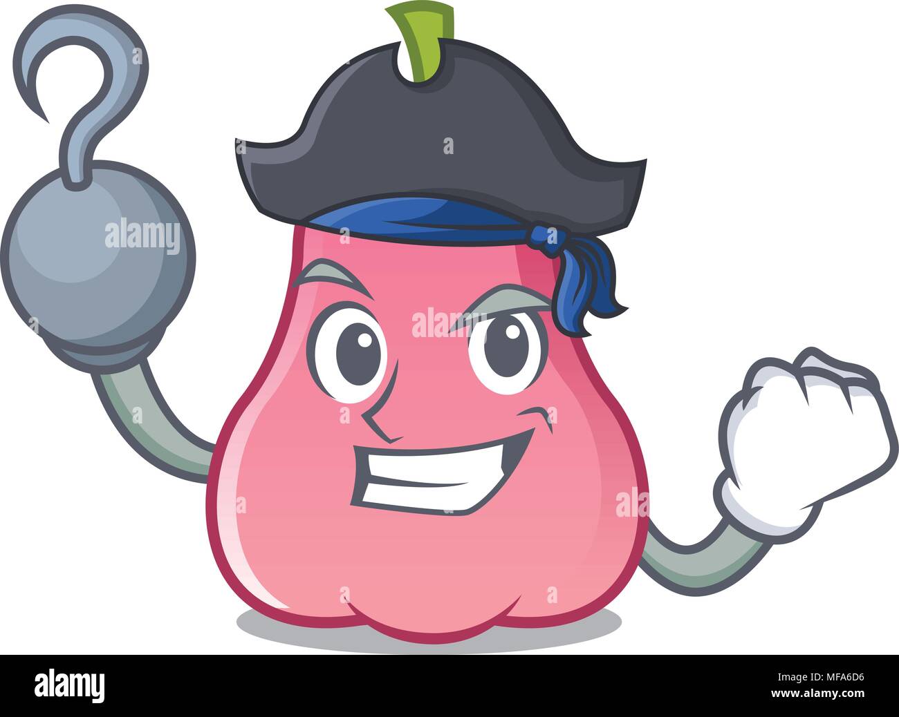 Pirate rose apple character cartoon Stock Vector Image & Art - Alamy