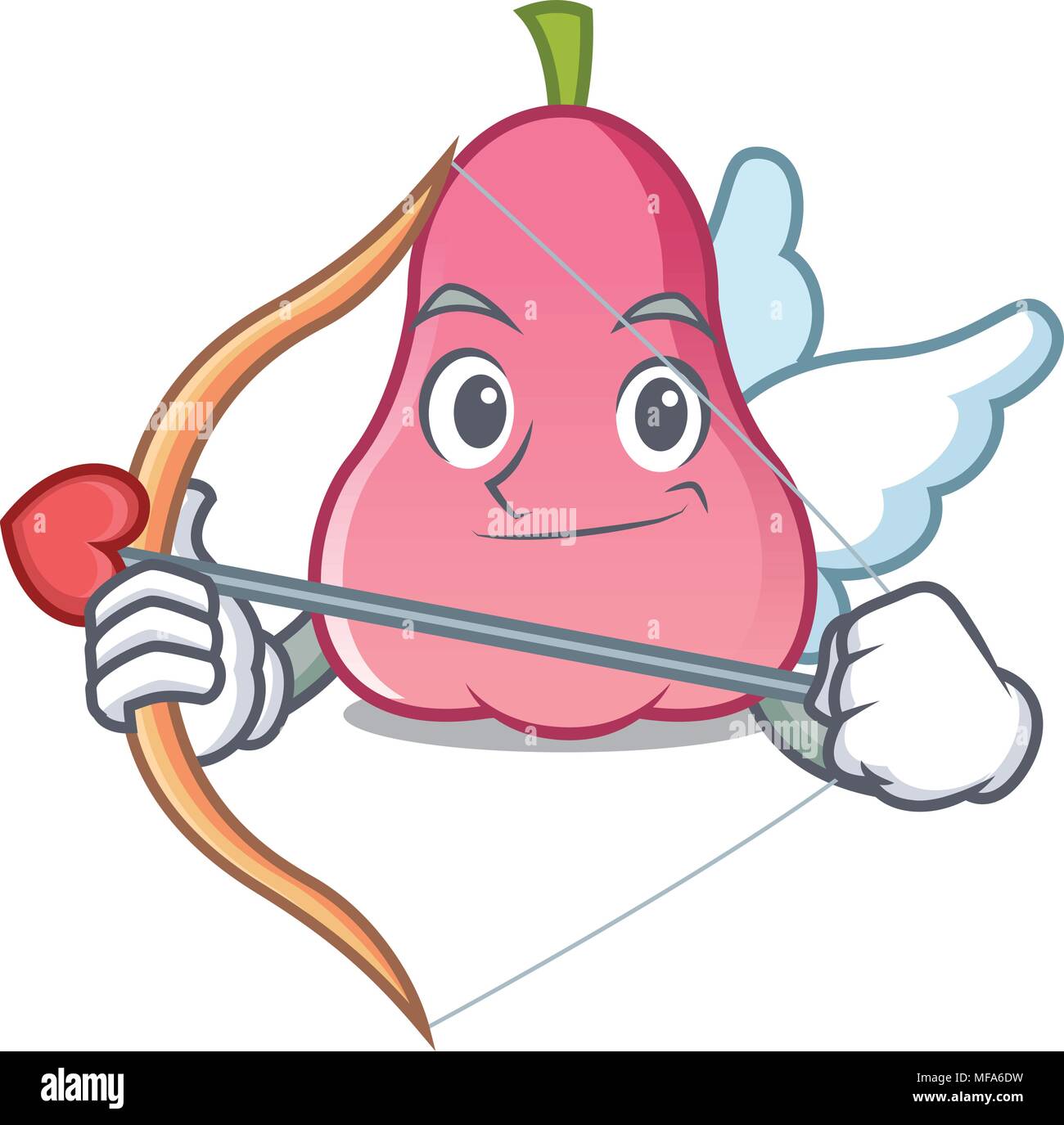 Cupid rose apple character cartoon Stock Vector Image & Art - Alamy