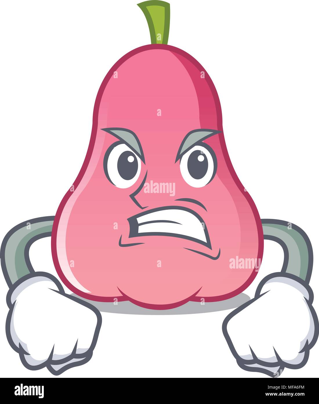 Angry rose apple mascot cartoon Stock Vector Image & Art - Alamy