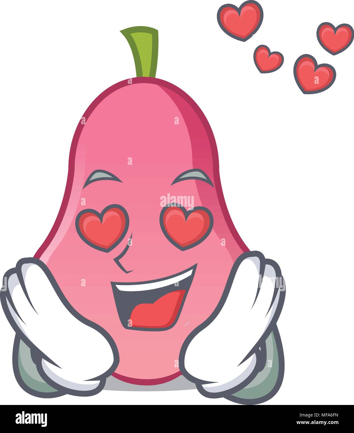 Red rose apple in Cut Out Stock Images & Pictures - Alamy