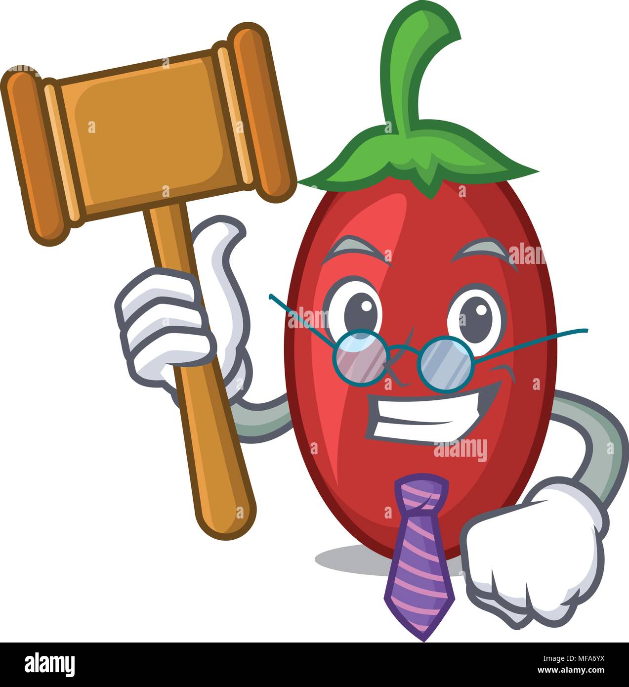 Goji berries tree Stock Vector Images - Alamy