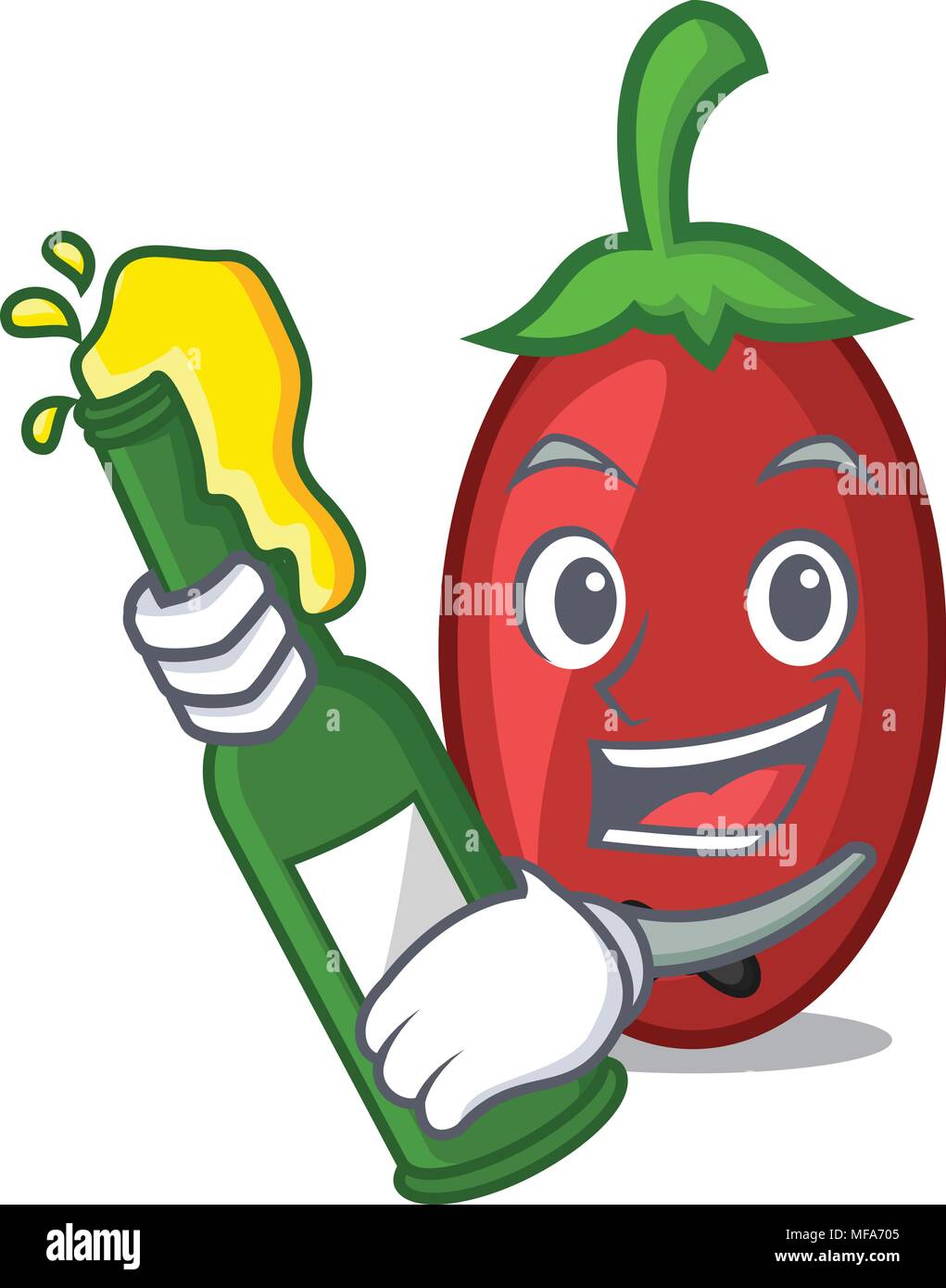 Gojiberry Stock Vector Images - Alamy