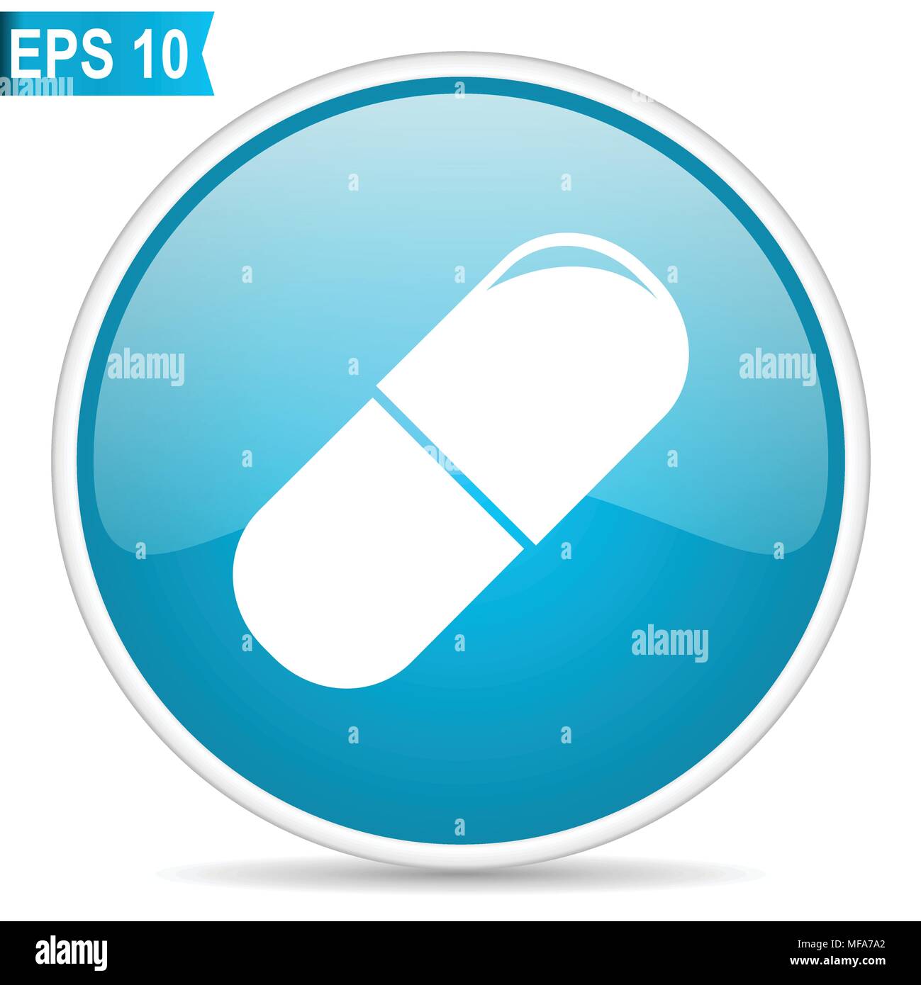 10 capsules Stock Vector Images - Alamy