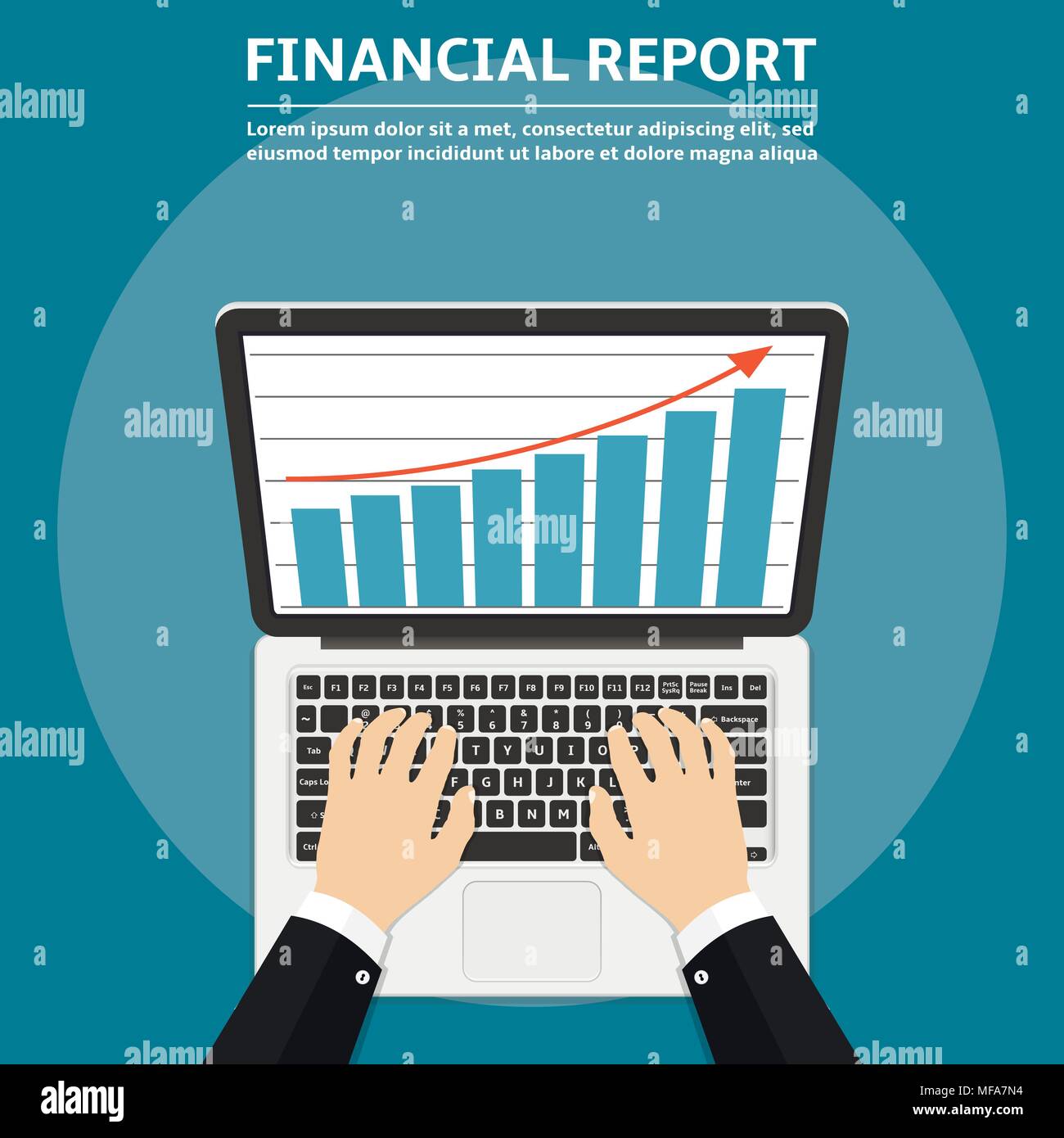 Modern computer graphic analytic Stock Vector Images - Alamy