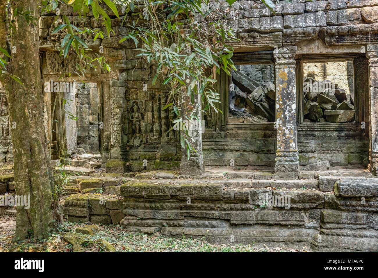 Cambodia Angkor Complex 360 Stock Photo - Alamy