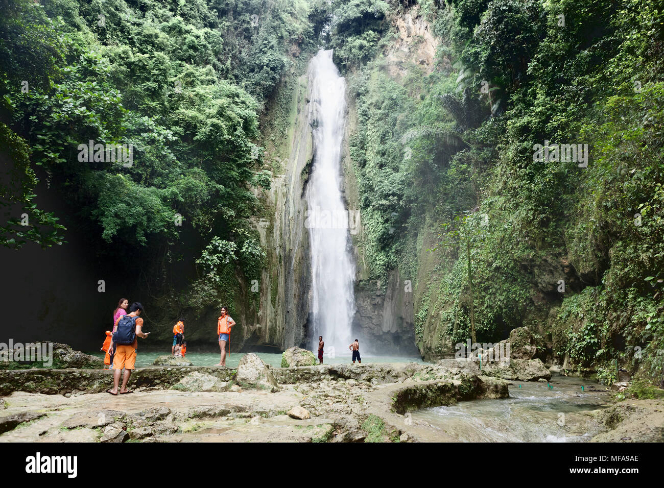 Philippine waterfall hi-res stock photography and images - Alamy