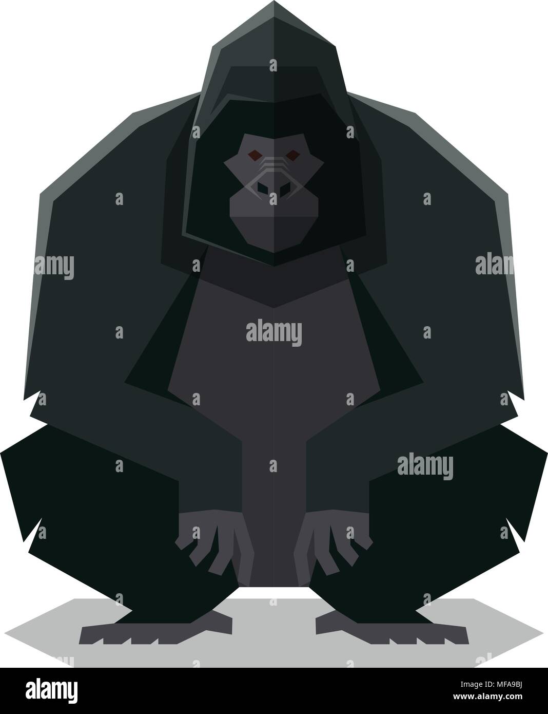 Abstract funny flat style Stock Vector Images - Alamy