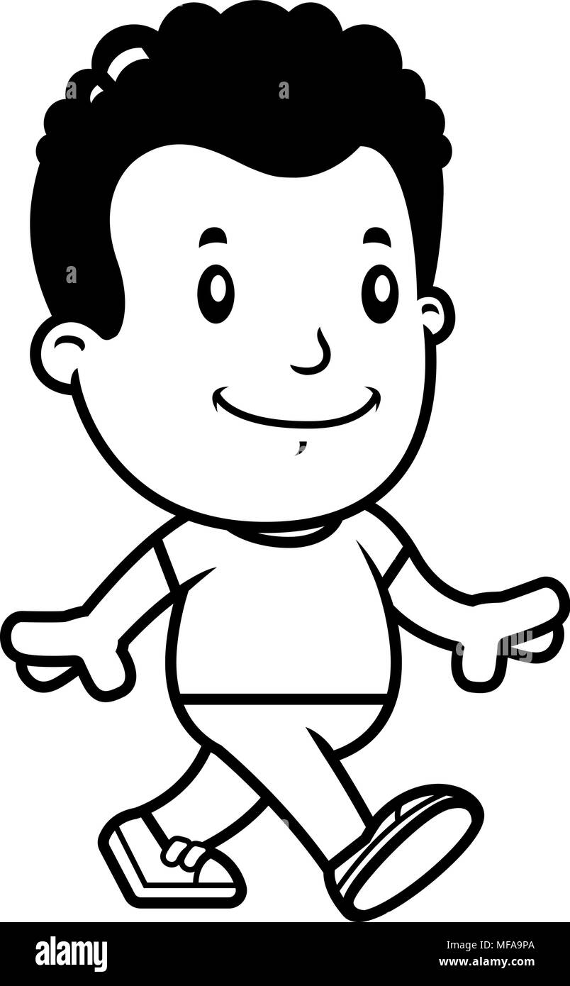 Boy walking clipart hi-res stock photography and images - Alamy