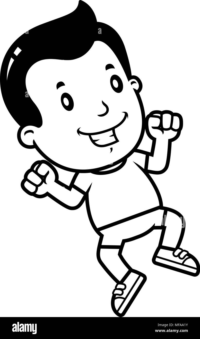 Jumping Black And White Clipart