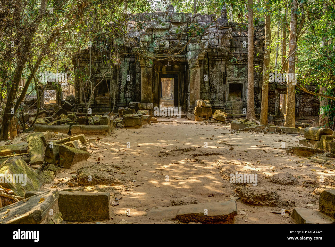 Cambodia Angkor Complex 360 Stock Photo - Alamy