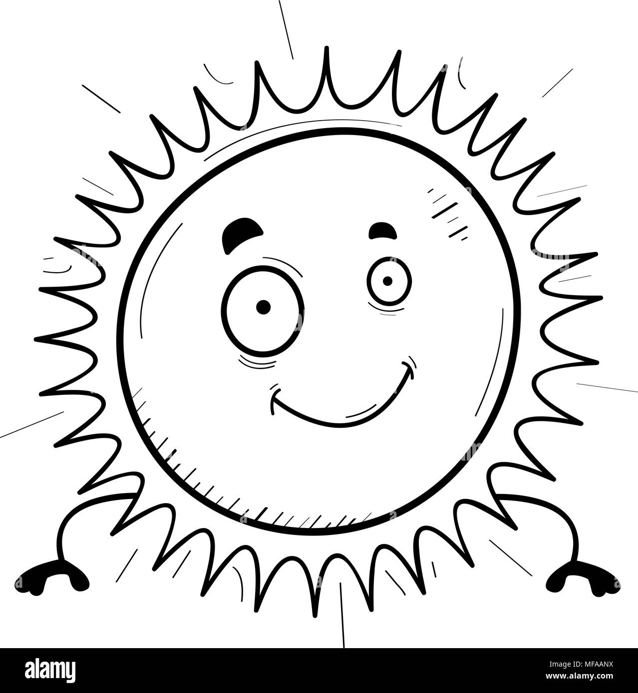 Sun cartoon clipart Cut Out Stock Images & Pictures - Alamy