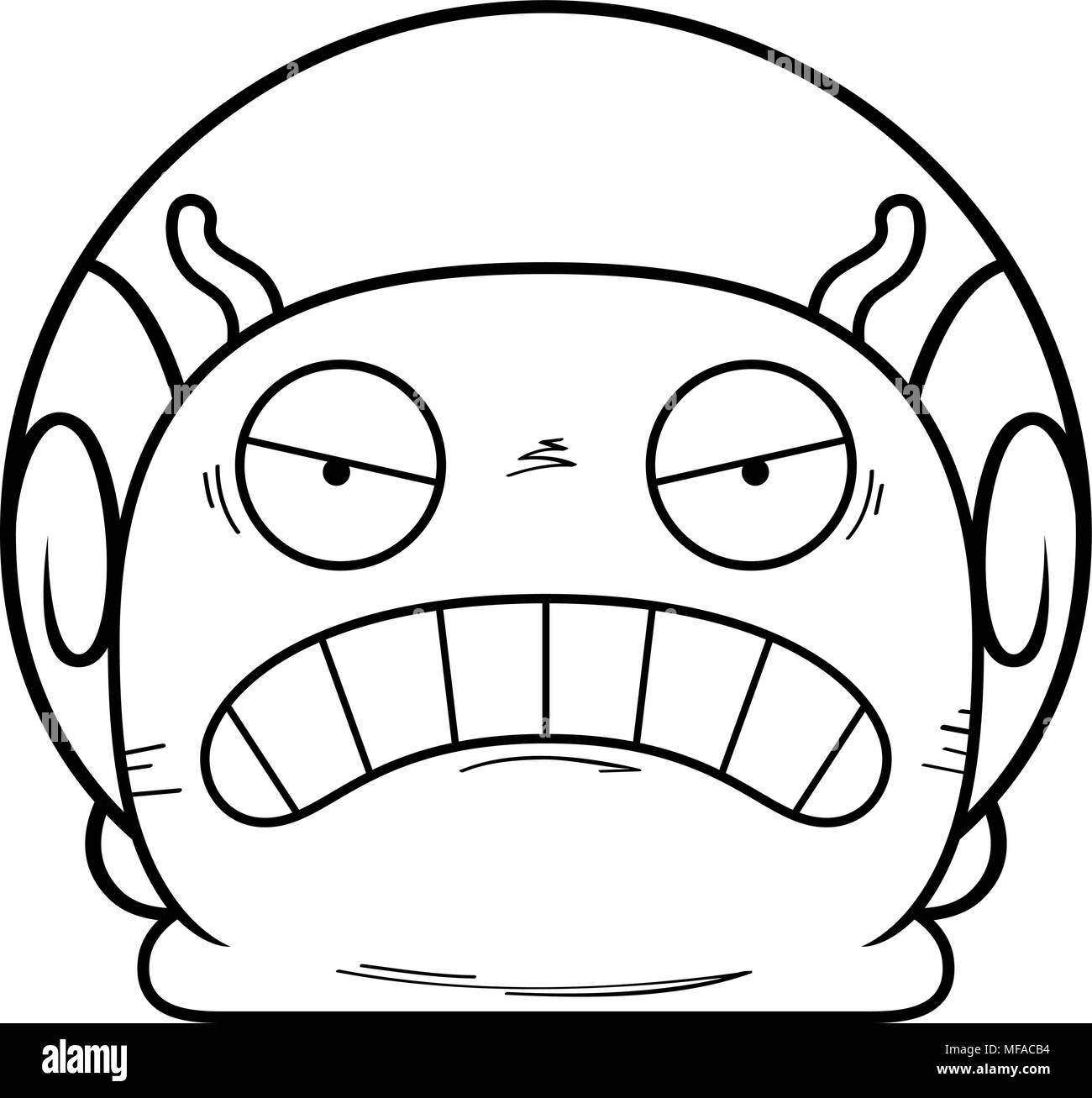 Angry cartoon snail hi-res stock photography and images - Alamy