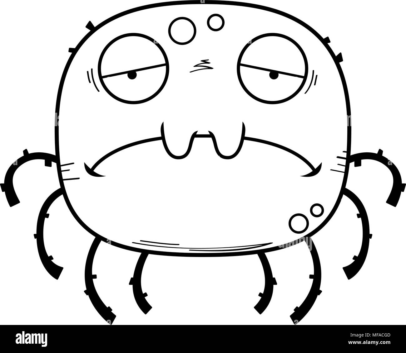 A cartoon illustration of a spider looking sad Stock Vector Image & Art ...