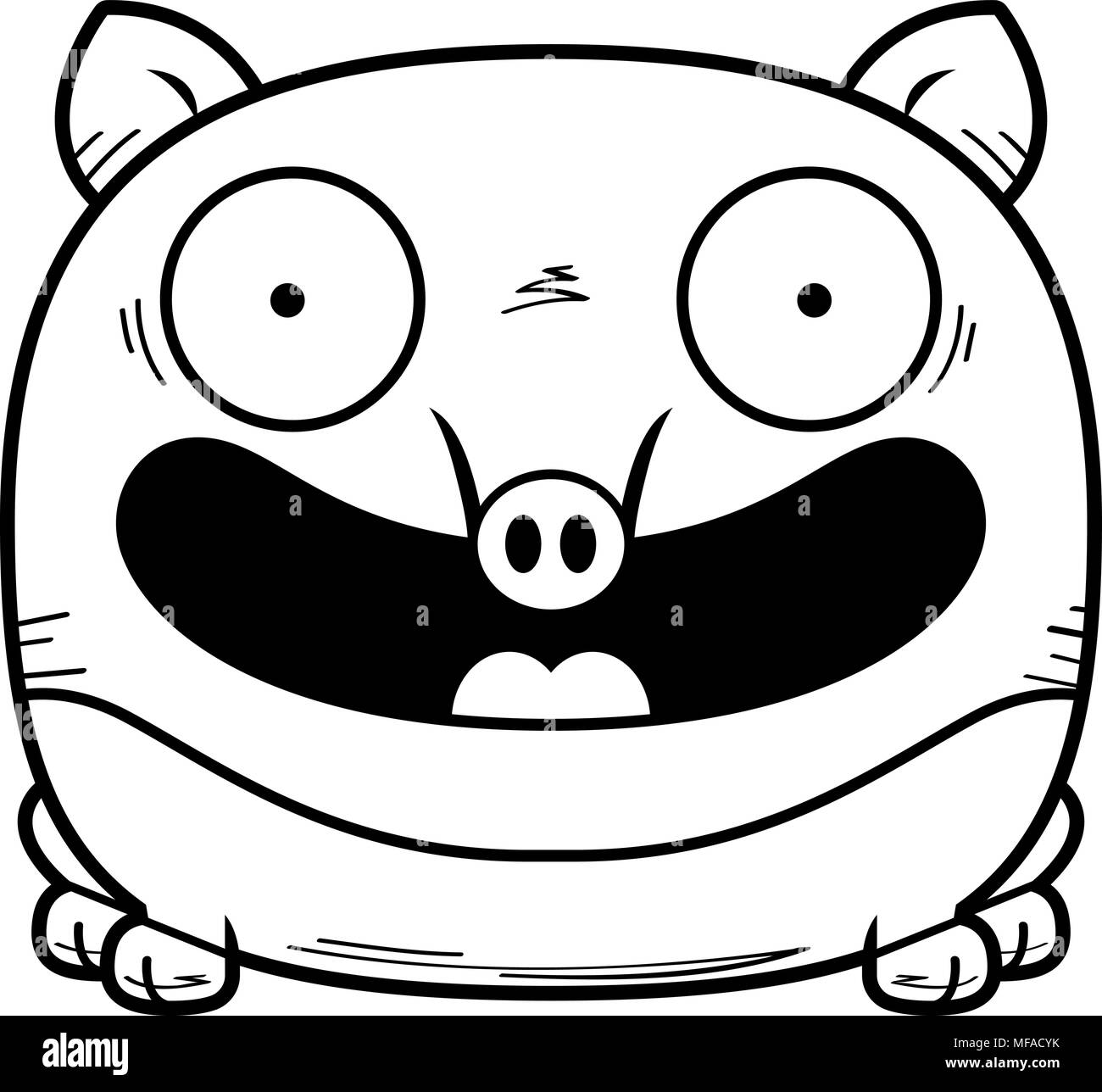 A cartoon illustration of a tapir smiling Stock Vector Image & Art - Alamy