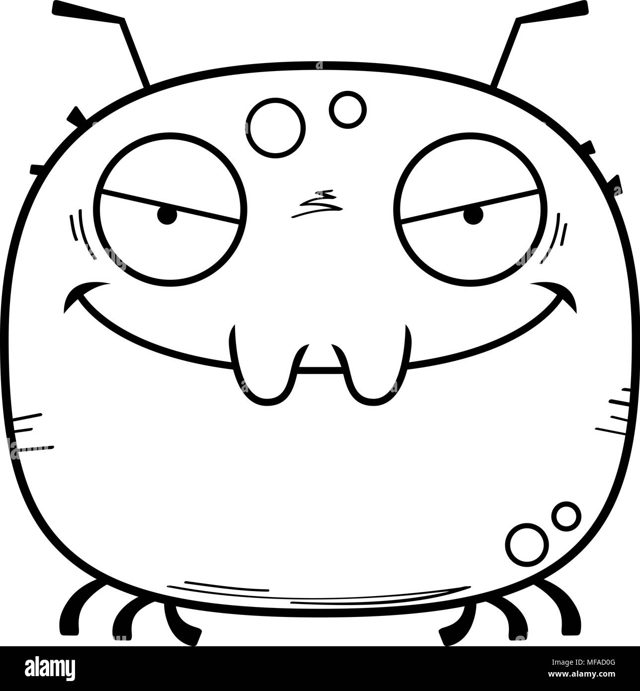 A cartoon illustration of an evil looking tick Stock Vector Image & Art ...