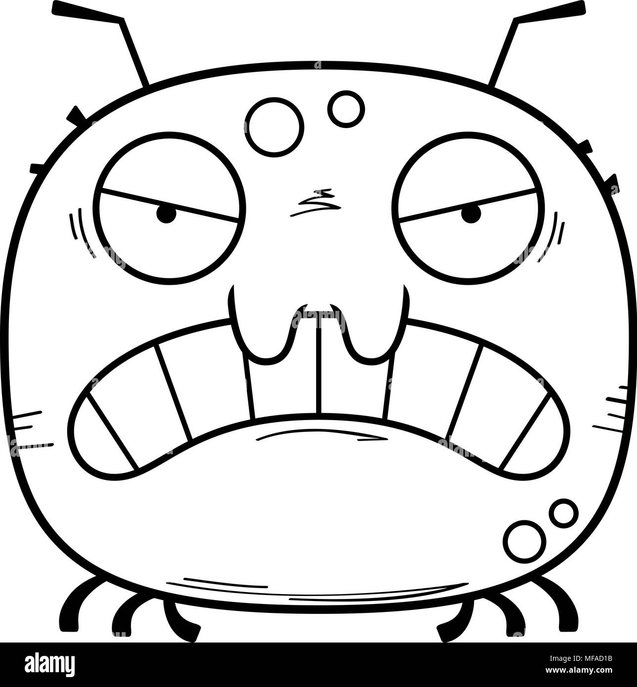 A cartoon illustration of a tick looking angry Stock Vector Image & Art ...