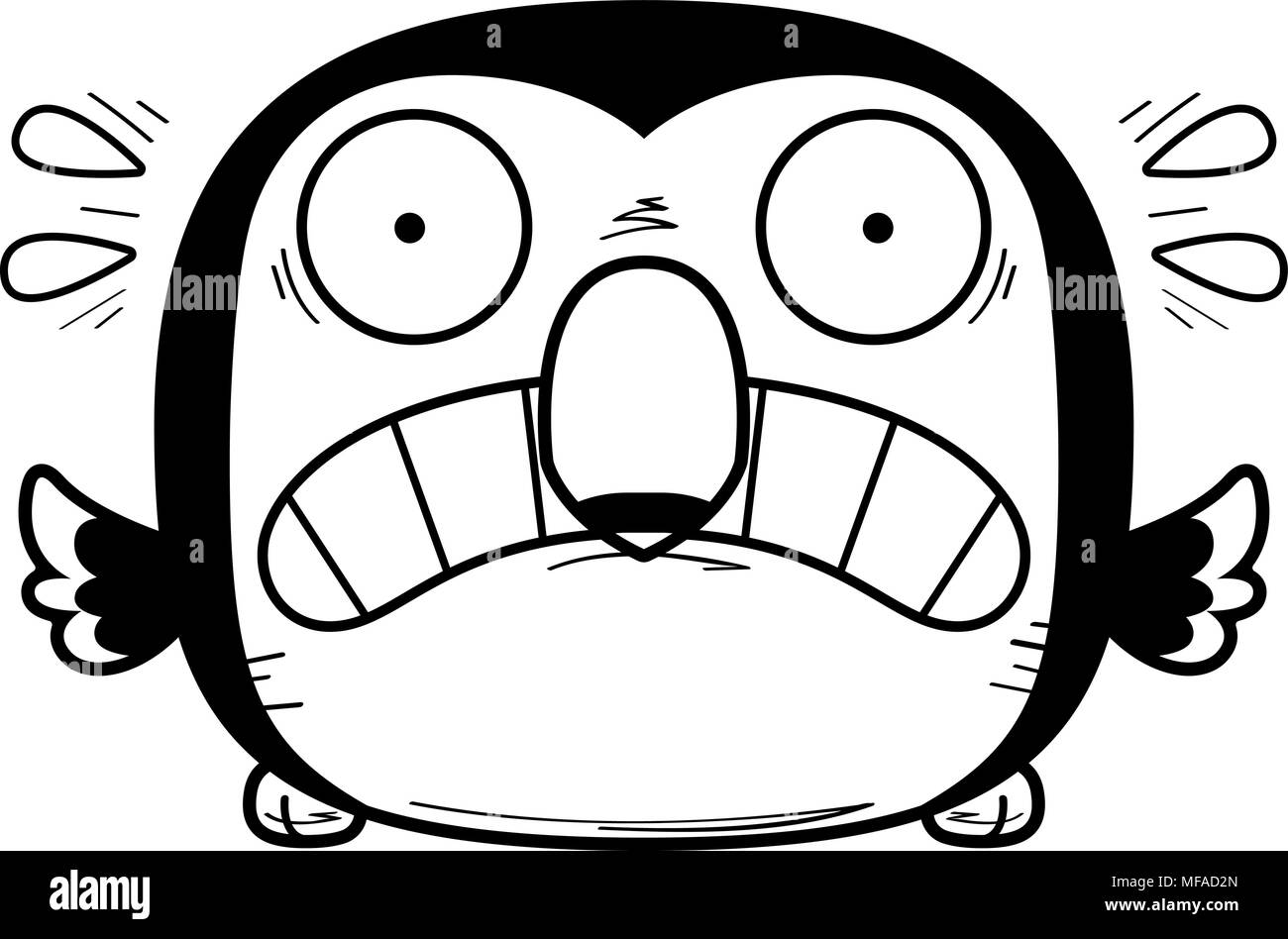 A cartoon illustration of a toucan looking scared Stock Vector Image ...