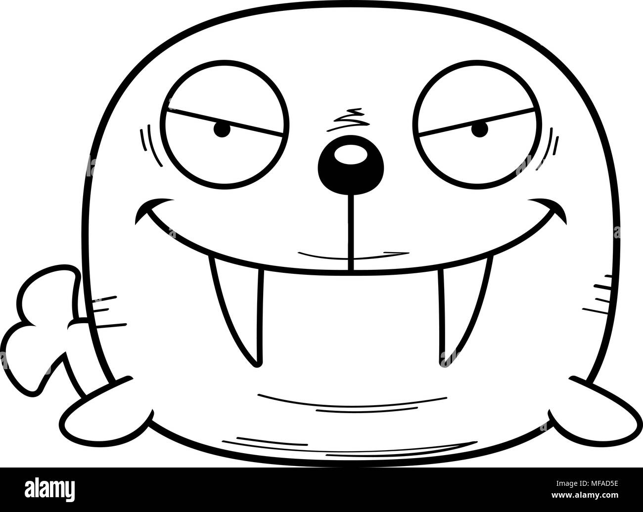 Walrus tusks Stock Vector Images - Alamy